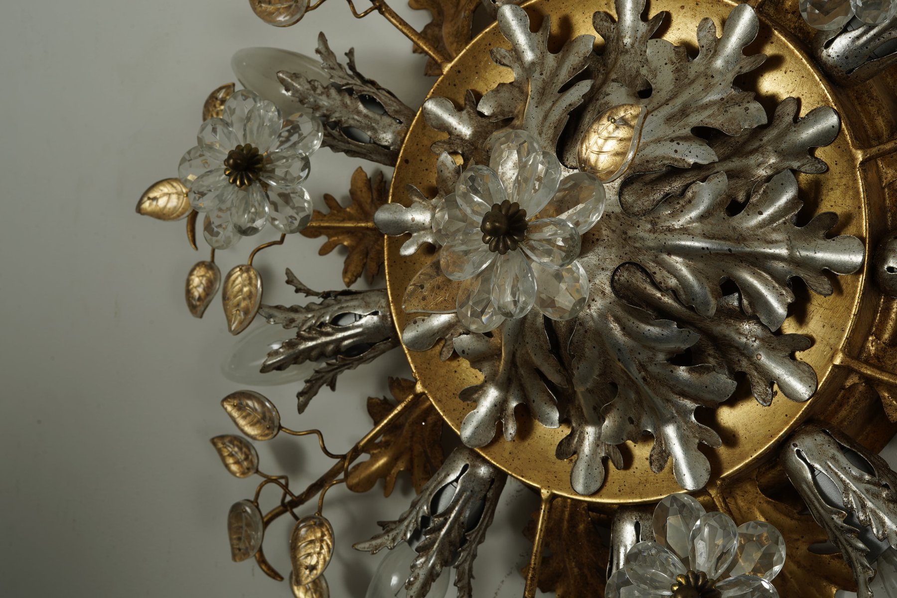 Sunburst Deckenlampe von Banci, 1950er bei Pamono kaufen