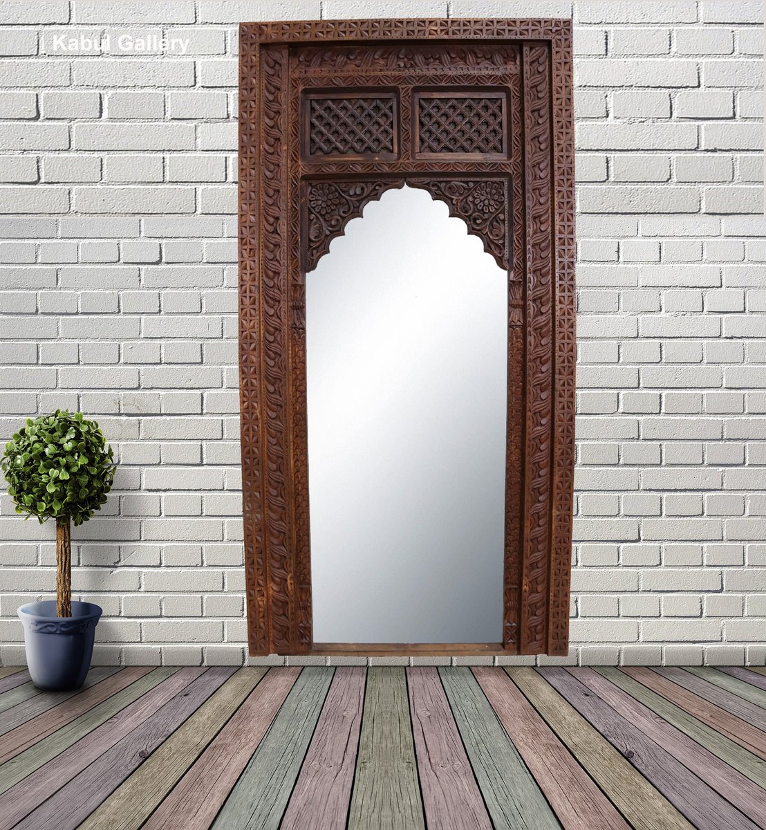 Antique Handmade and Handcarved Archway Door Frame, Nuristan ...