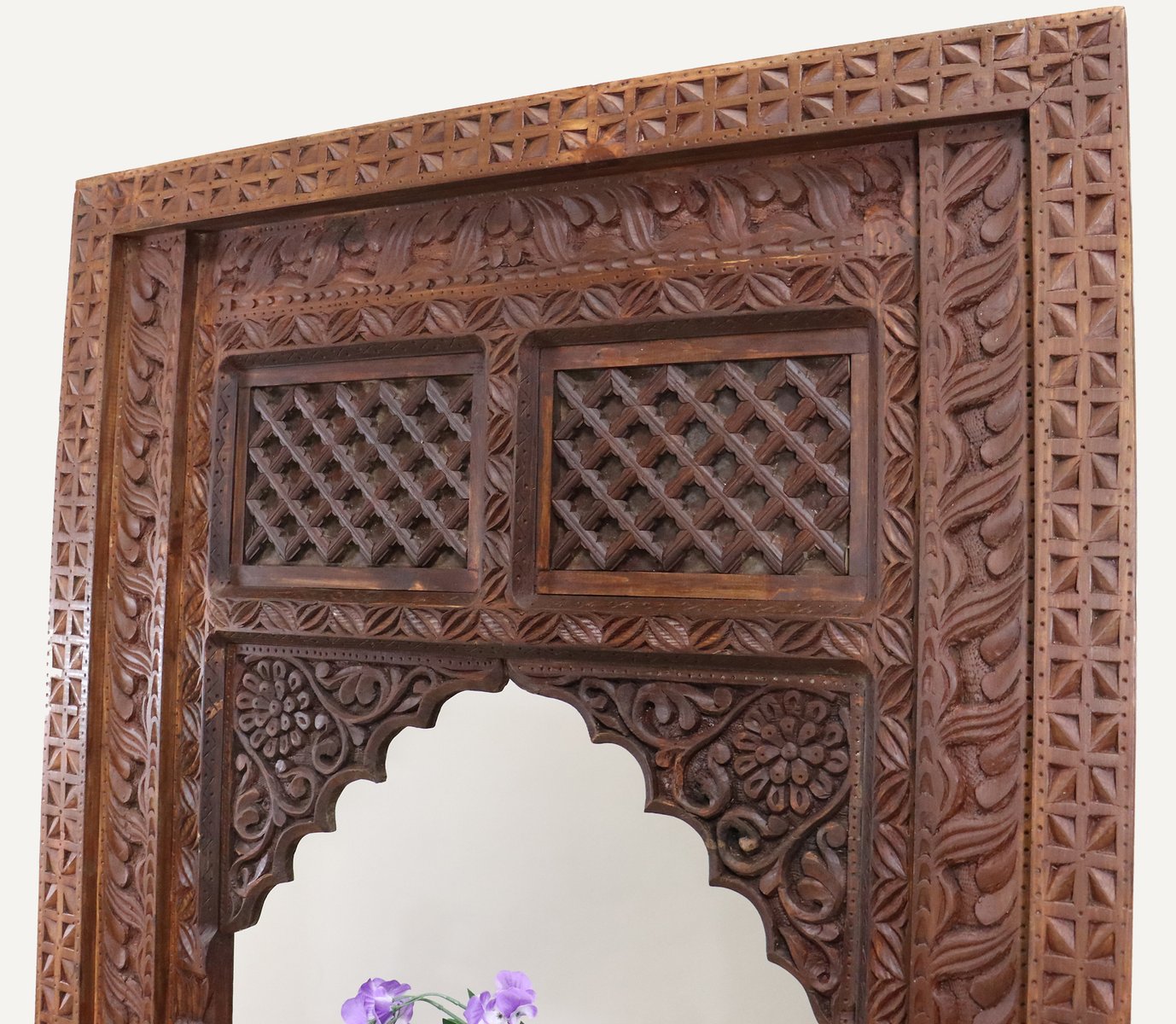 Antique Handmade and Handcarved Archway Door Frame, Nuristan ...