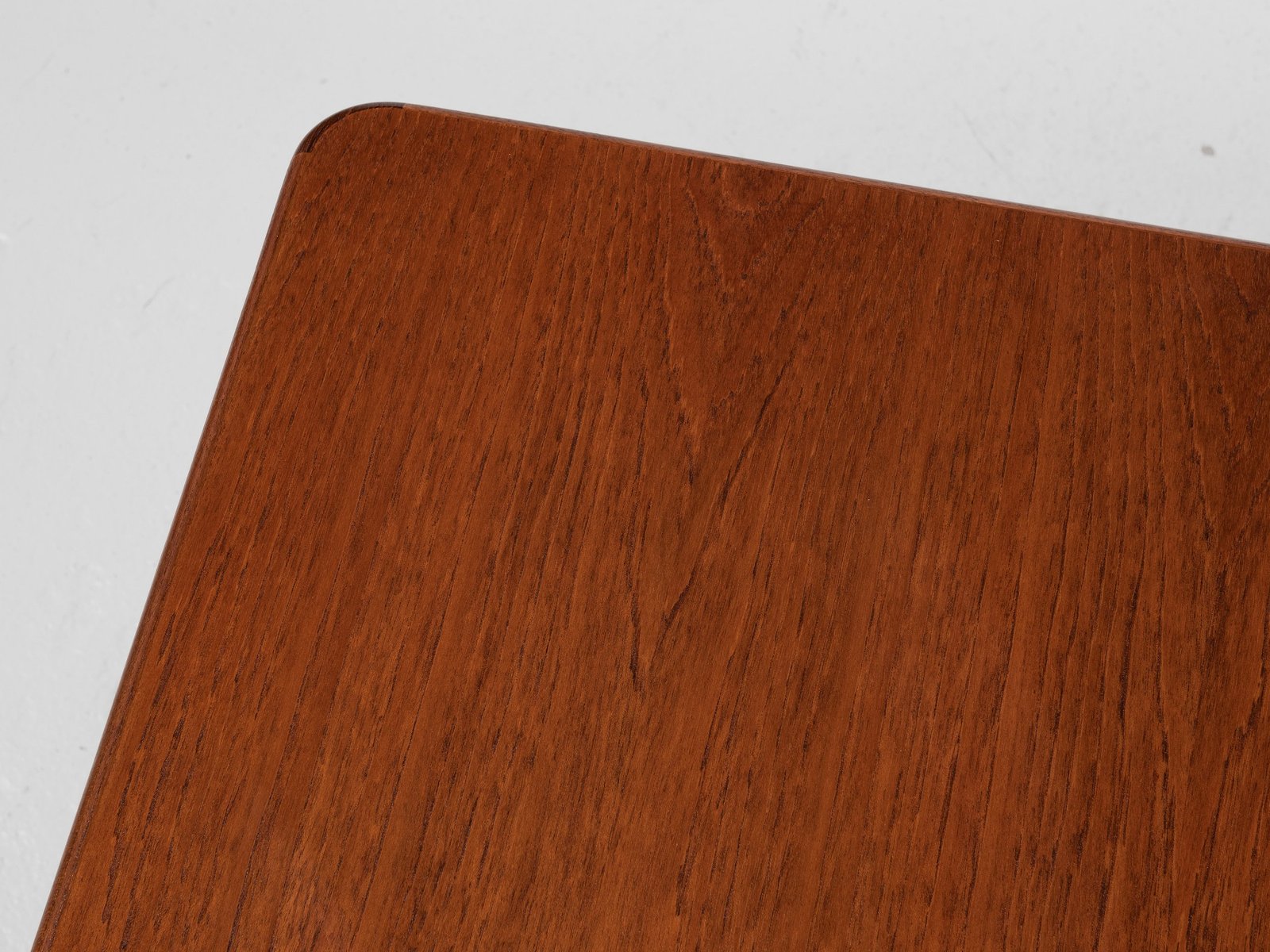 Mid-Century Danish Extendable Dining Table in Teak with Rounded Corners ...