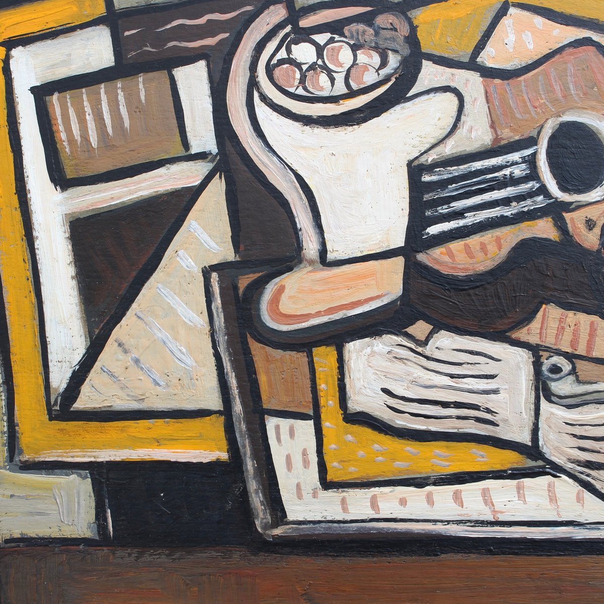 Berlin School Artist, Cubist Still Life, 1950s, Oil on Board for sale ...