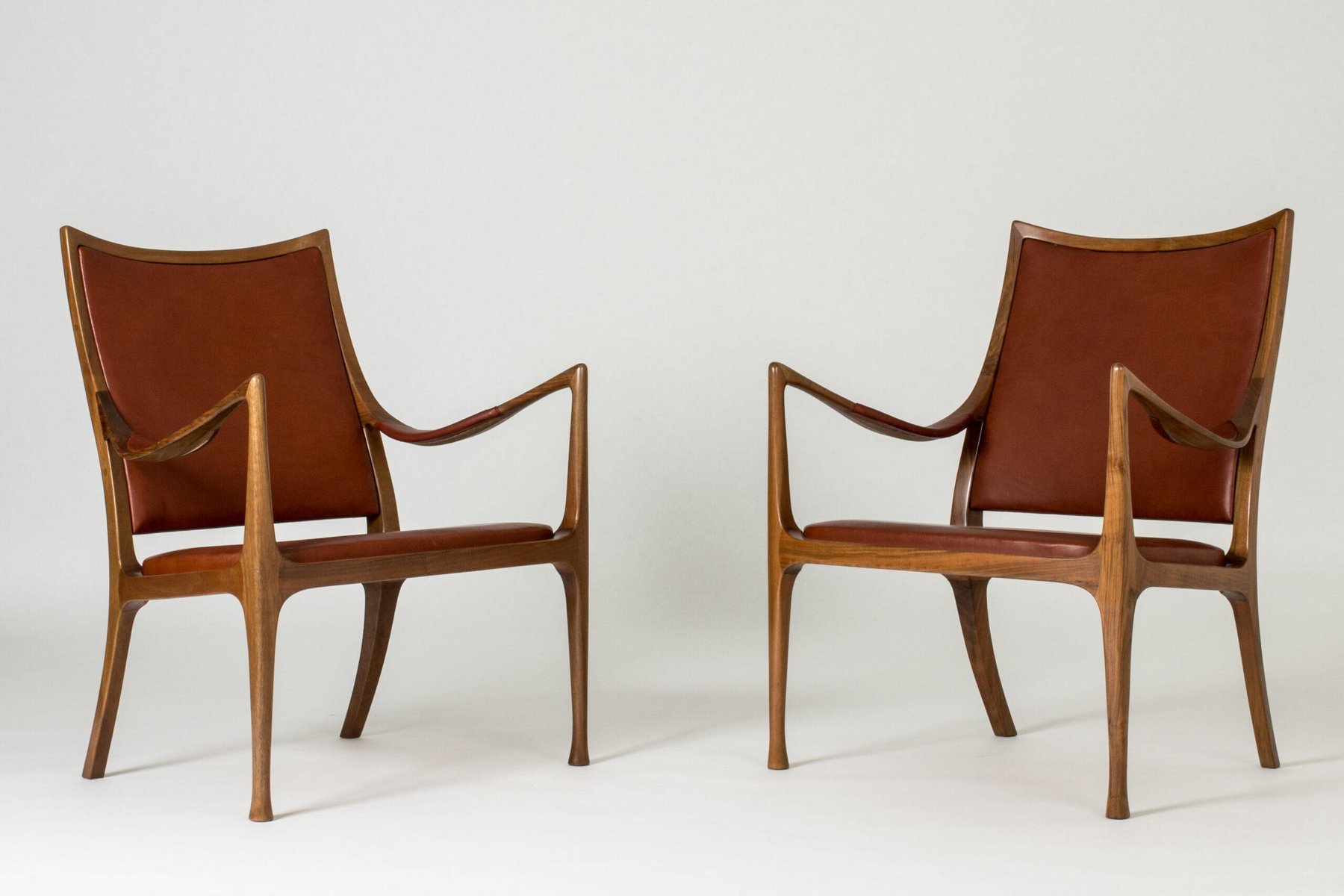 Set of Lounge Chairs by Hans Asplund, 1955 for sale at Pamono