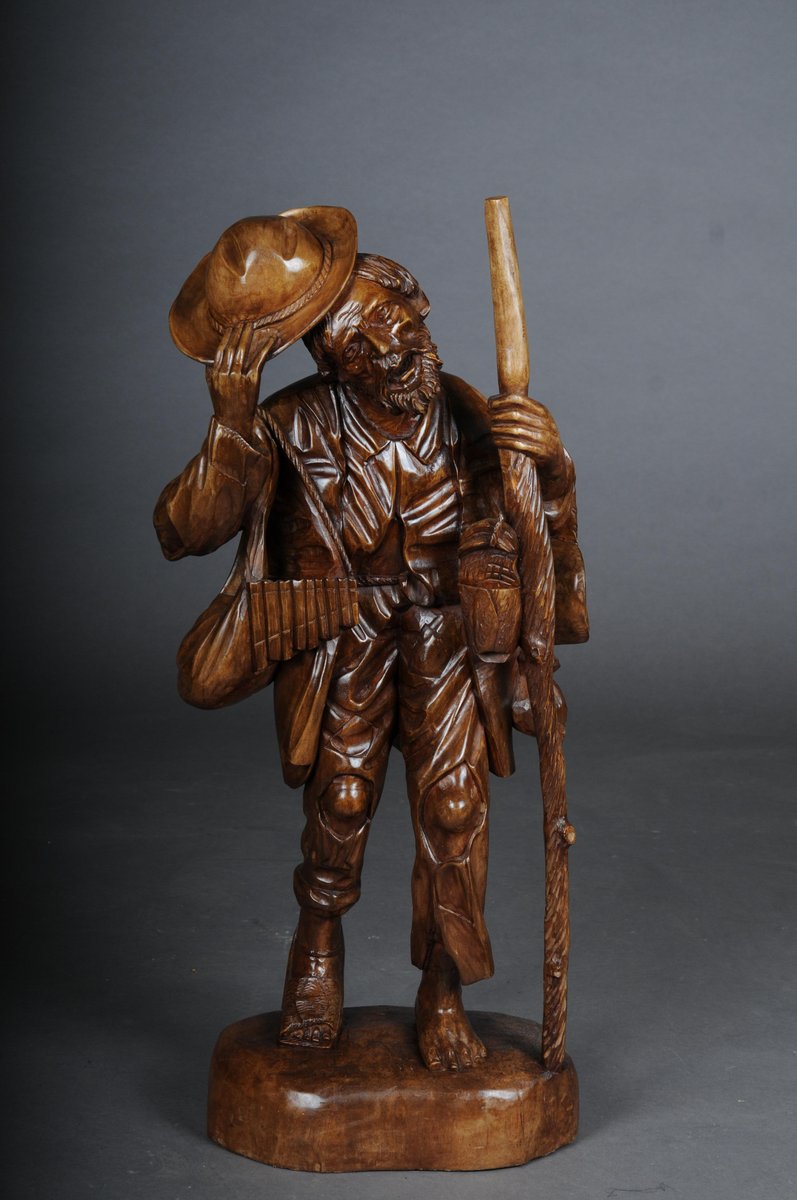 20th Century Ranger Sculpture in Limewood, Southern Germany for sale at ...