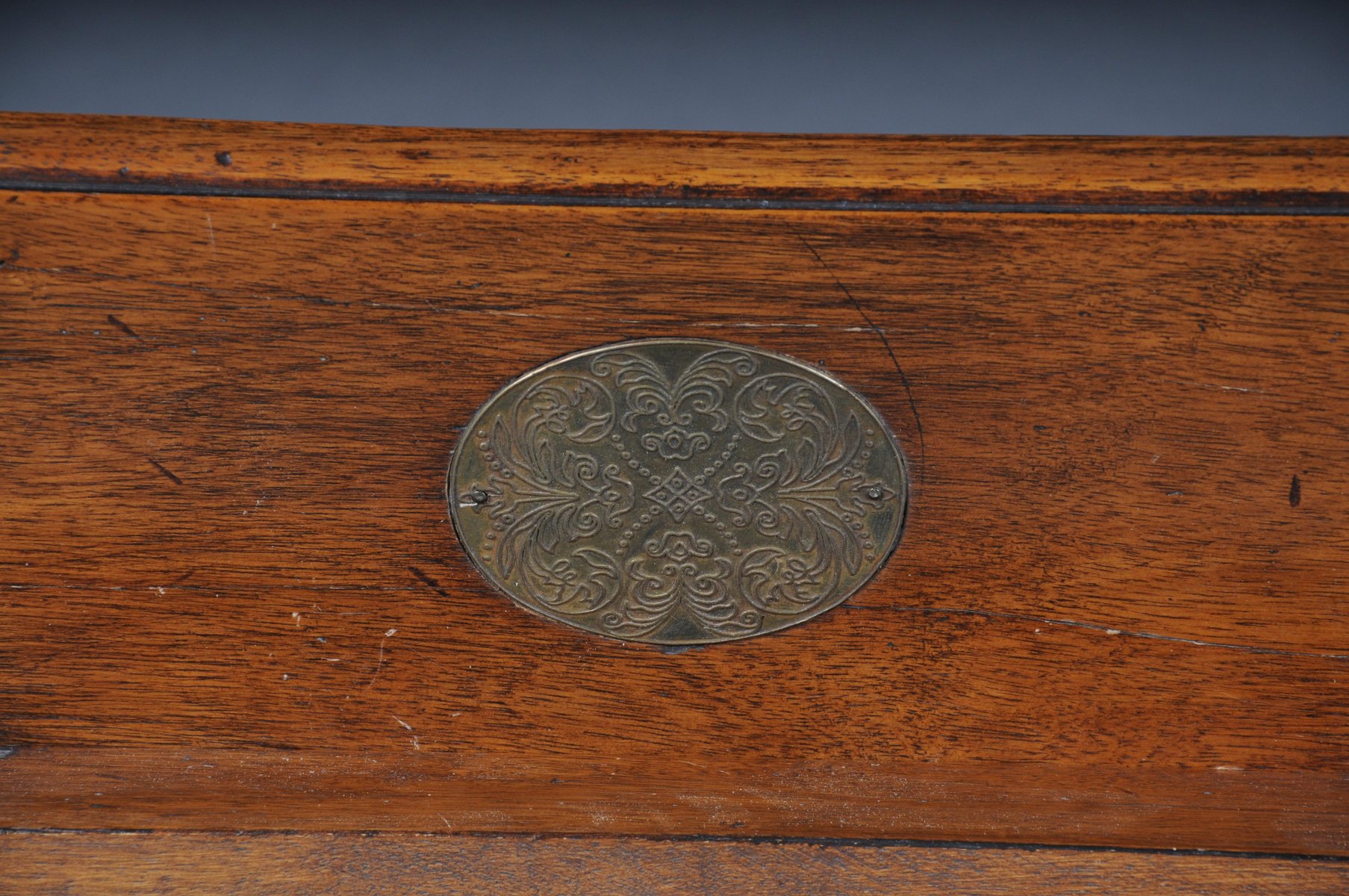 19th Century German Oak Letter Casket for sale at Pamono