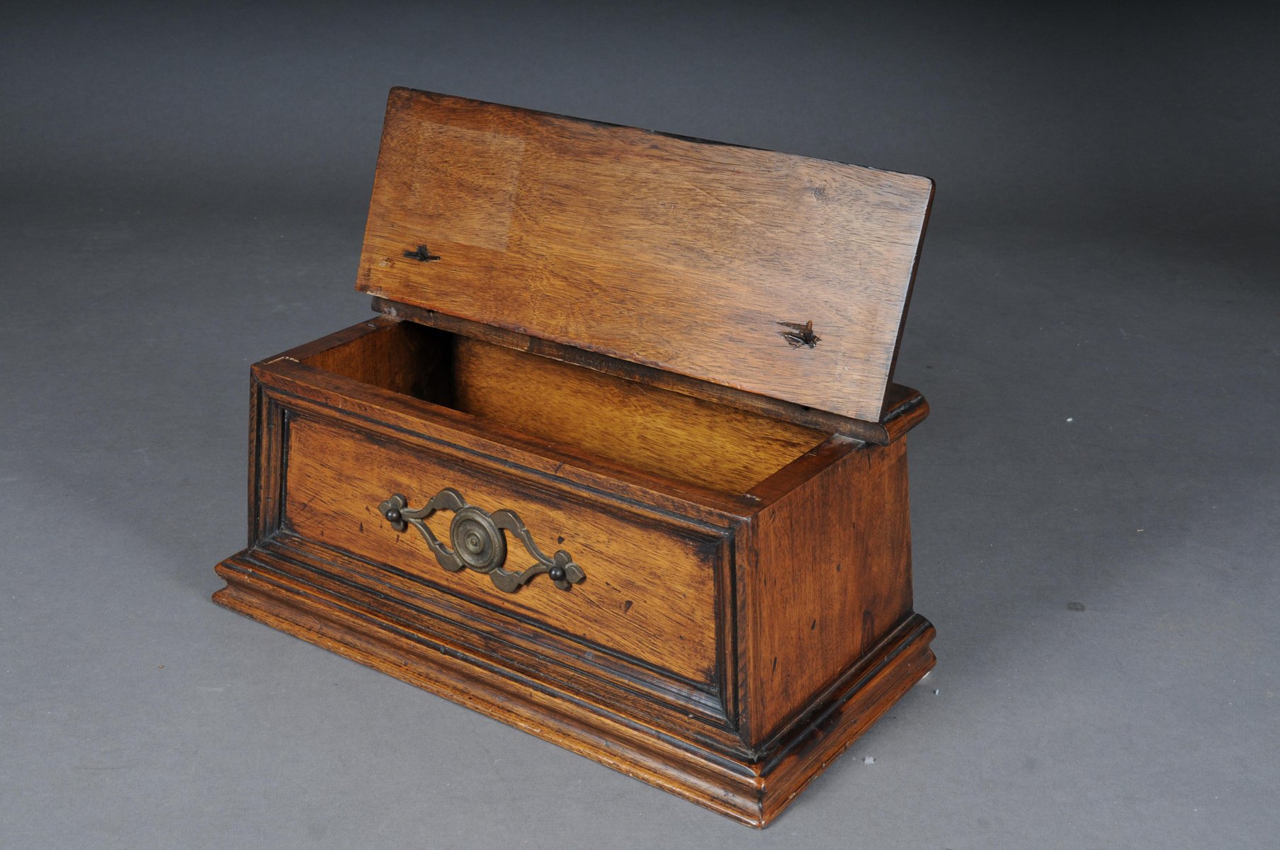 19th Century German Oak Letter Casket for sale at Pamono