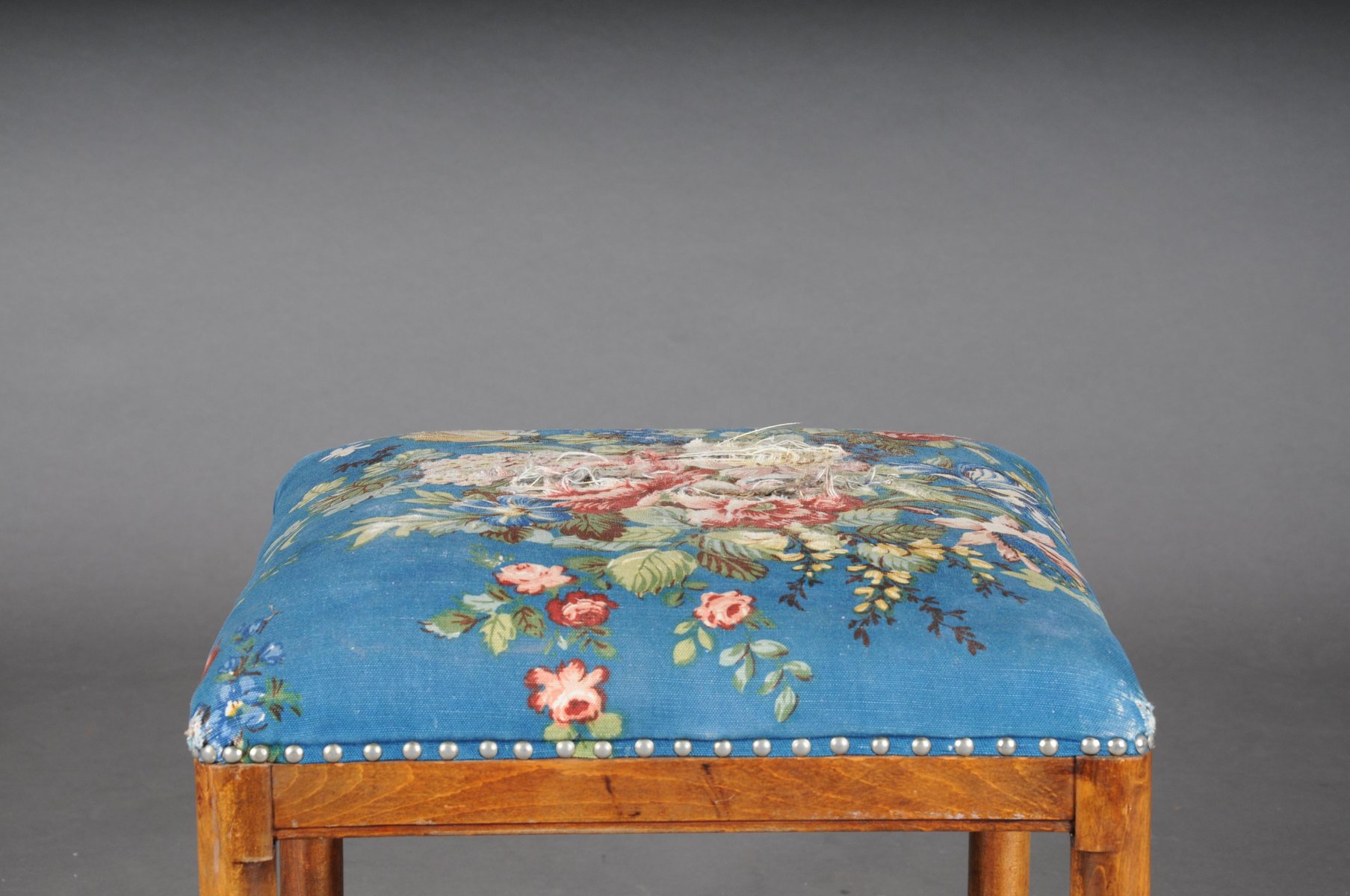 19th Century German Oak Stool for sale at Pamono