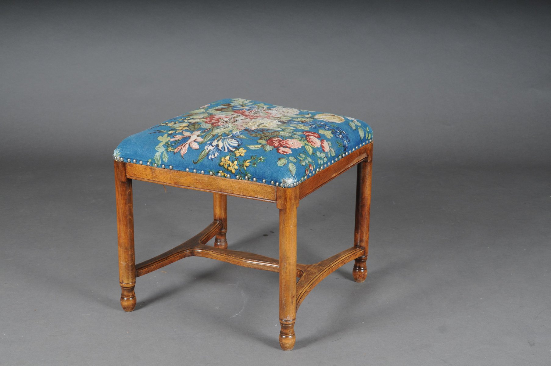 19th Century German Oak Stool for sale at Pamono