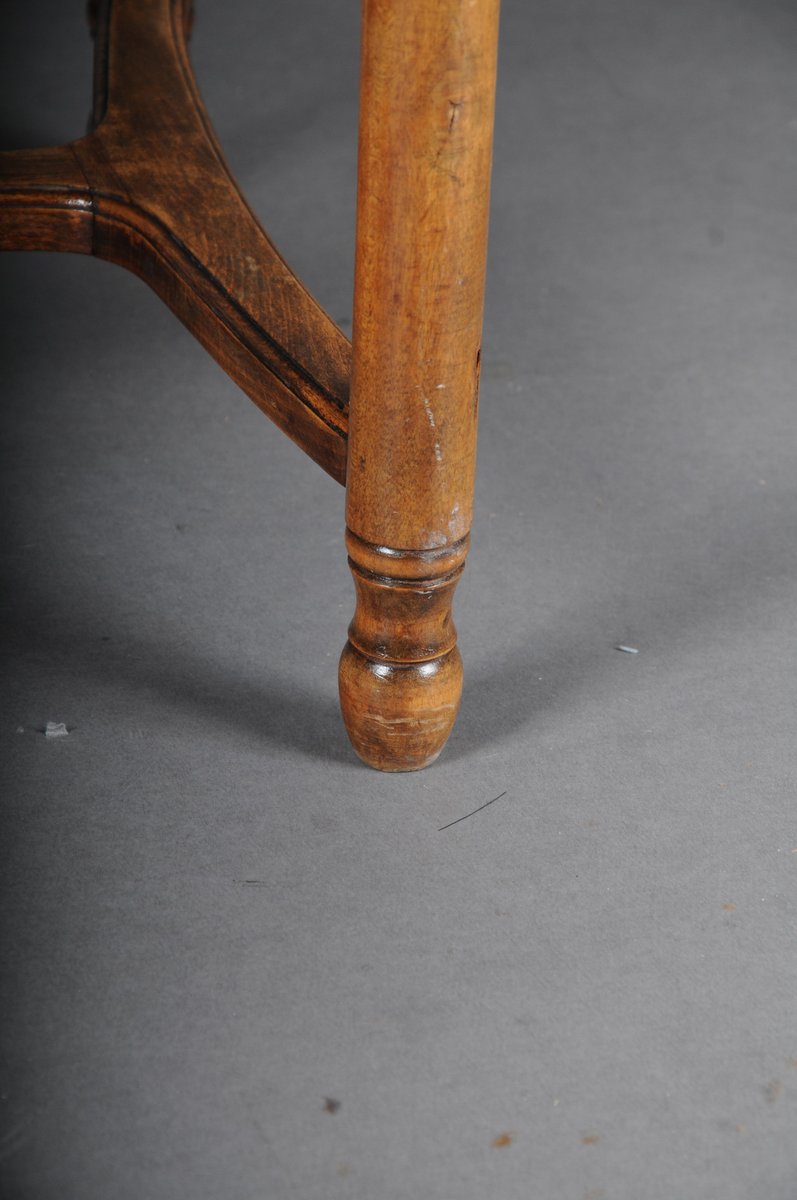19th Century German Oak Stool for sale at Pamono