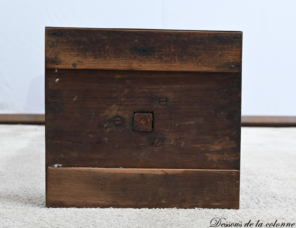 Art Nouveau Oak and Walnut Column, 1900s for sale at Pamono