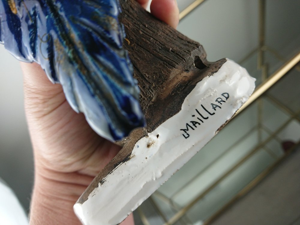 Ceramic Macaw Parrot by Mailard, 1960s for sale at Pamono