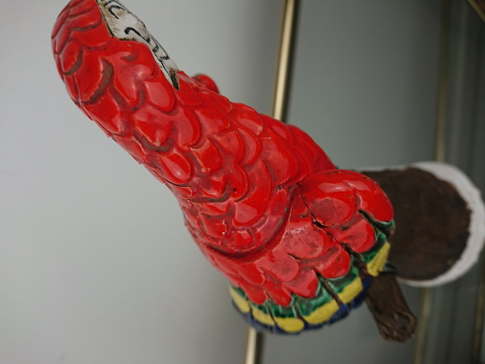 Ceramic Macaw Parrot by Mailard, 1960s for sale at Pamono