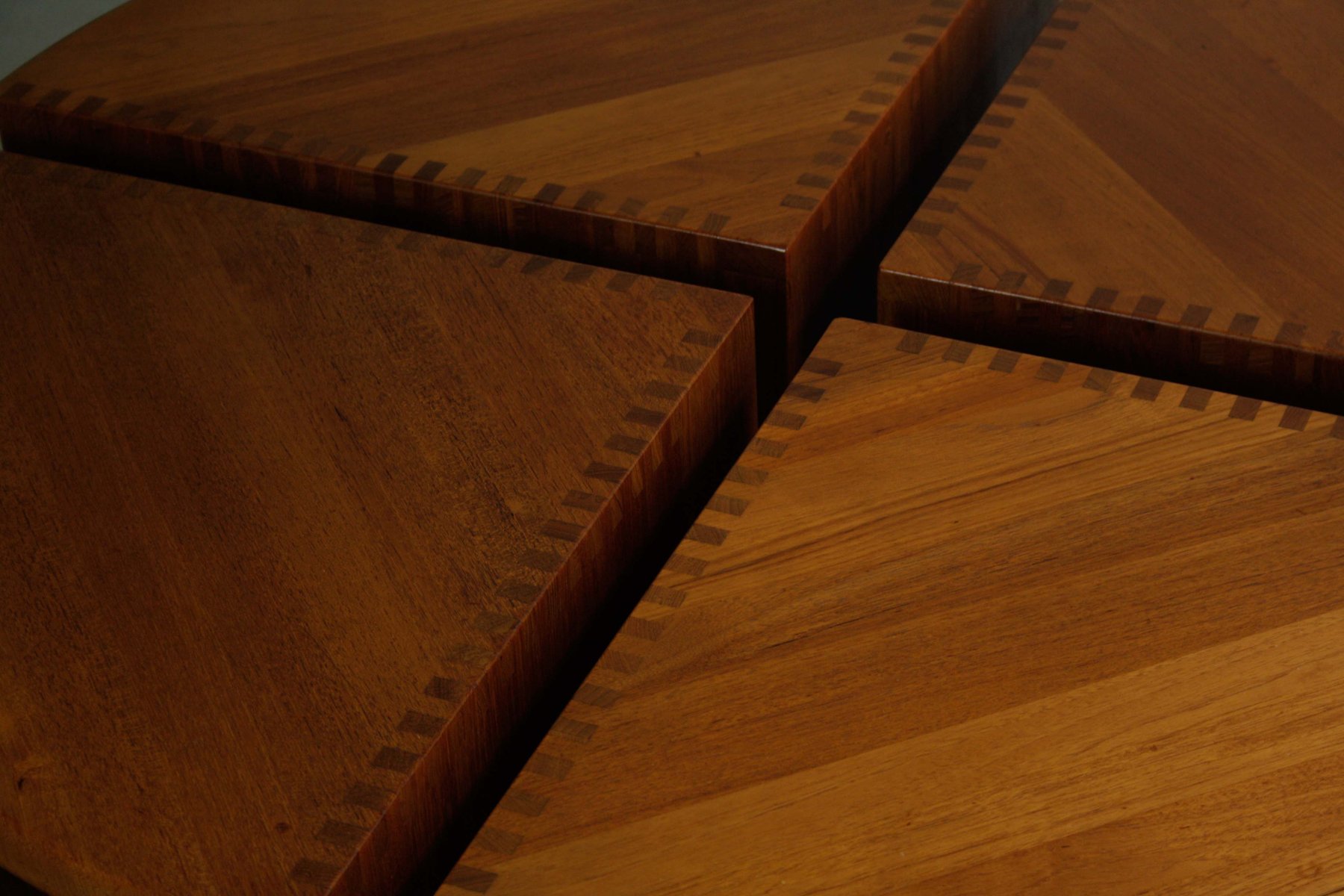 Teak Coffee Tables from Juul Kristensen, Denmark, 1960s, Set of 8 for ...