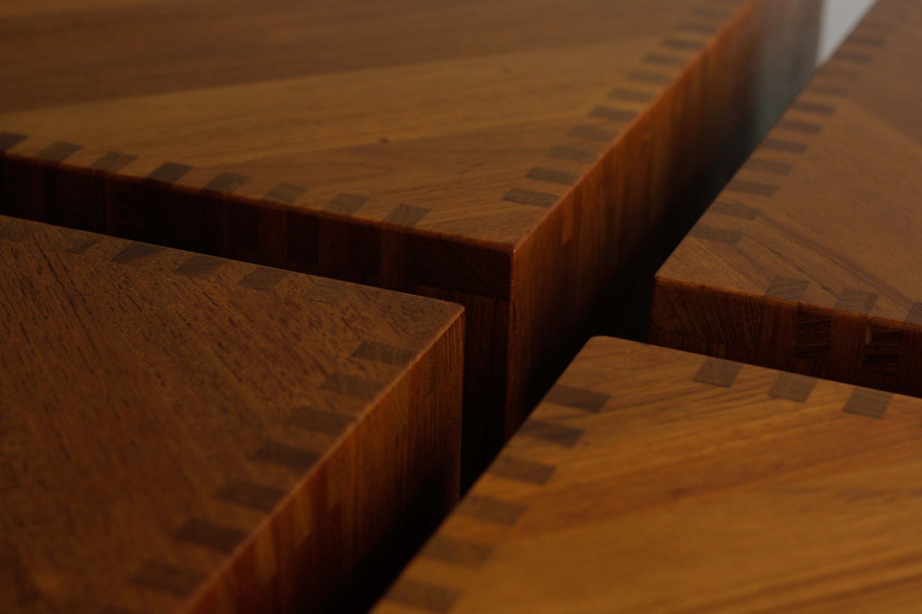 Teak Coffee Tables from Juul Kristensen, Denmark, 1960s, Set of 8 for ...