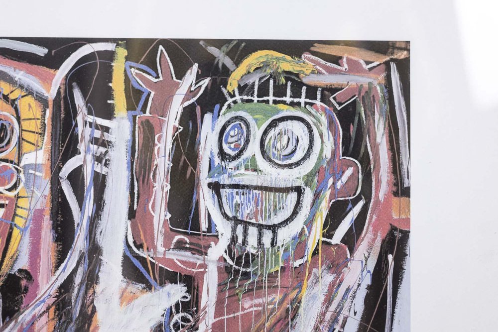 Jean-Michel Basquiat, Figurative Composition, Silkscreen, 1990s for ...