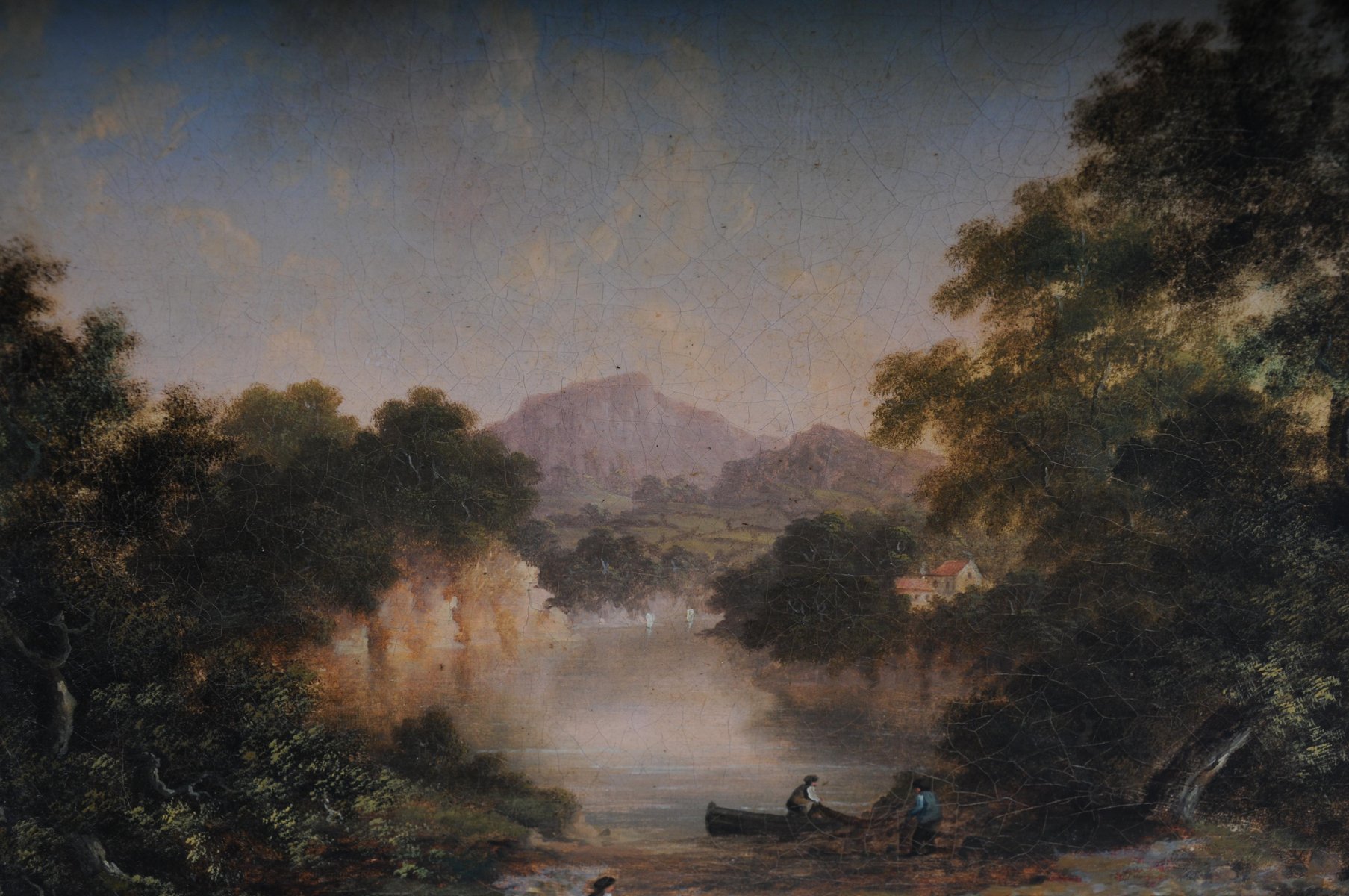Romantic Artist, Landscape, Oil Painting, 19th Century, Framed for sale ...