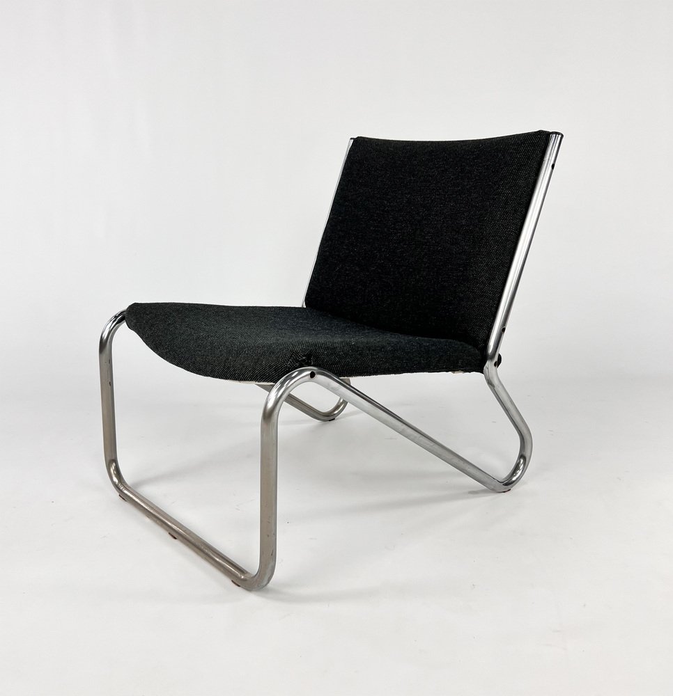 Vintage Tubular Steel Chair, 1970s for sale at Pamono