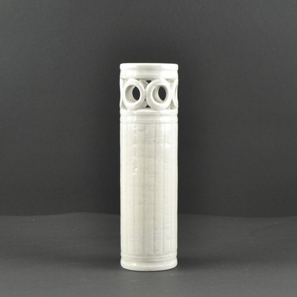 Vaso Olimpia bianco di Gunnar Nylund per Rörstrand, anni '40 in vendita ...