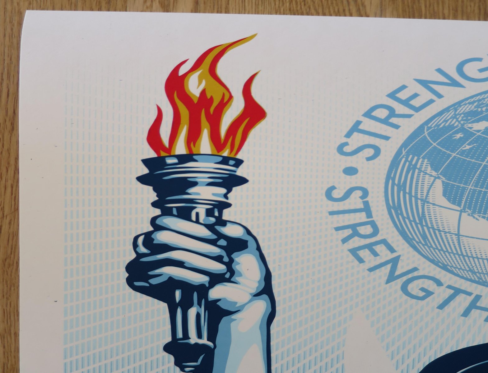 Shepard Fairey (Obey), Angel of Hope and Strength, Screen Print for ...