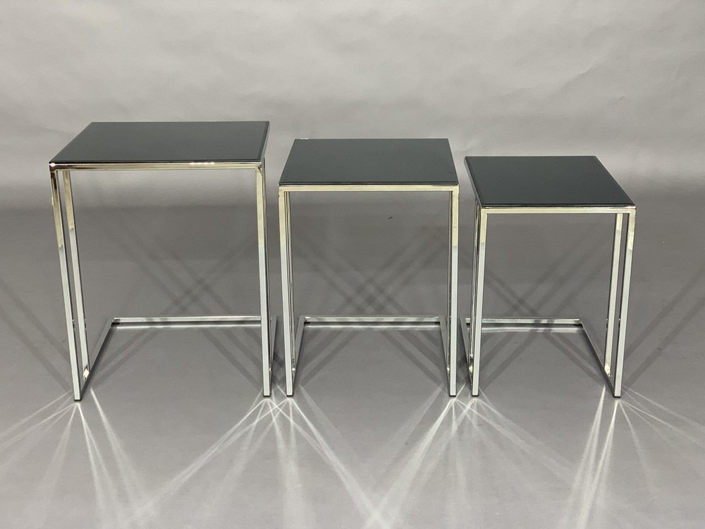 Modern Nesting Tables, Set of 3 for sale at Pamono