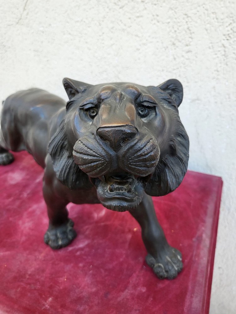 Japanese Meiji Artist, Tiger Sculpture, 19th Century, Bronze for sale ...