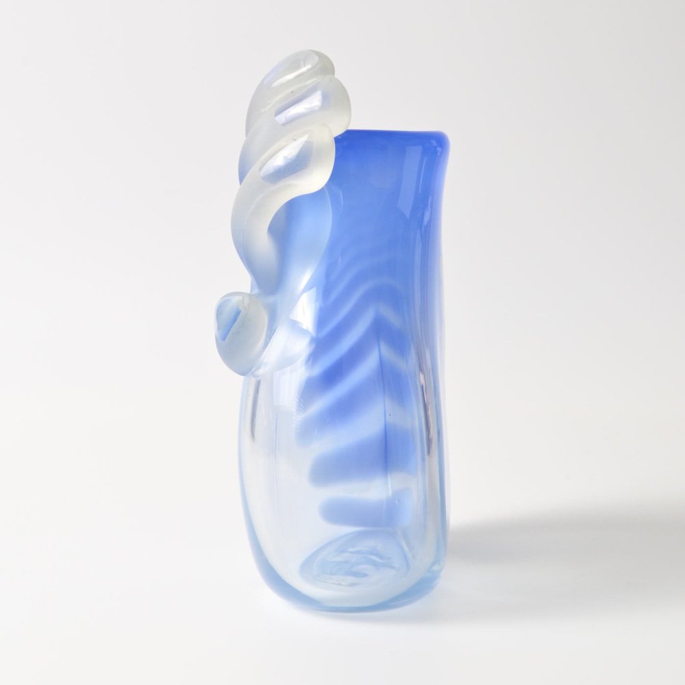 British Studio Glass Vase by Karlin Rushbrooke, 1990s for sale at Pamono