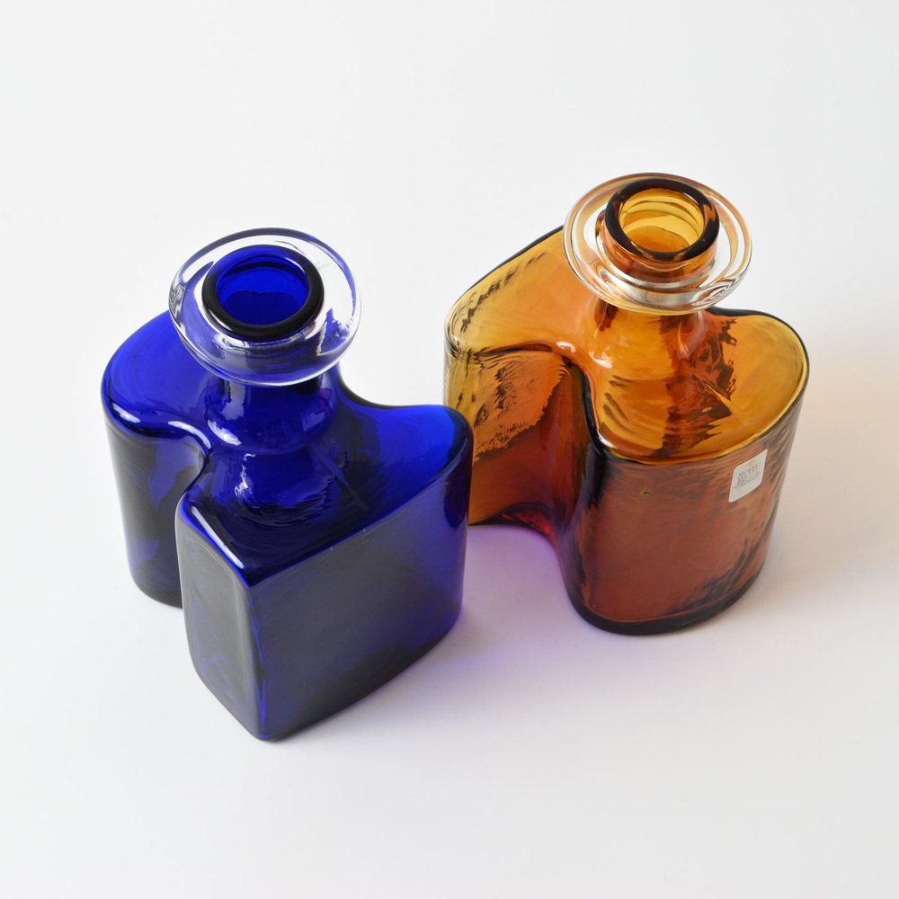 Glass Bottles by Hjordis Olsson and Charlotte Rude for Holmegaard ...