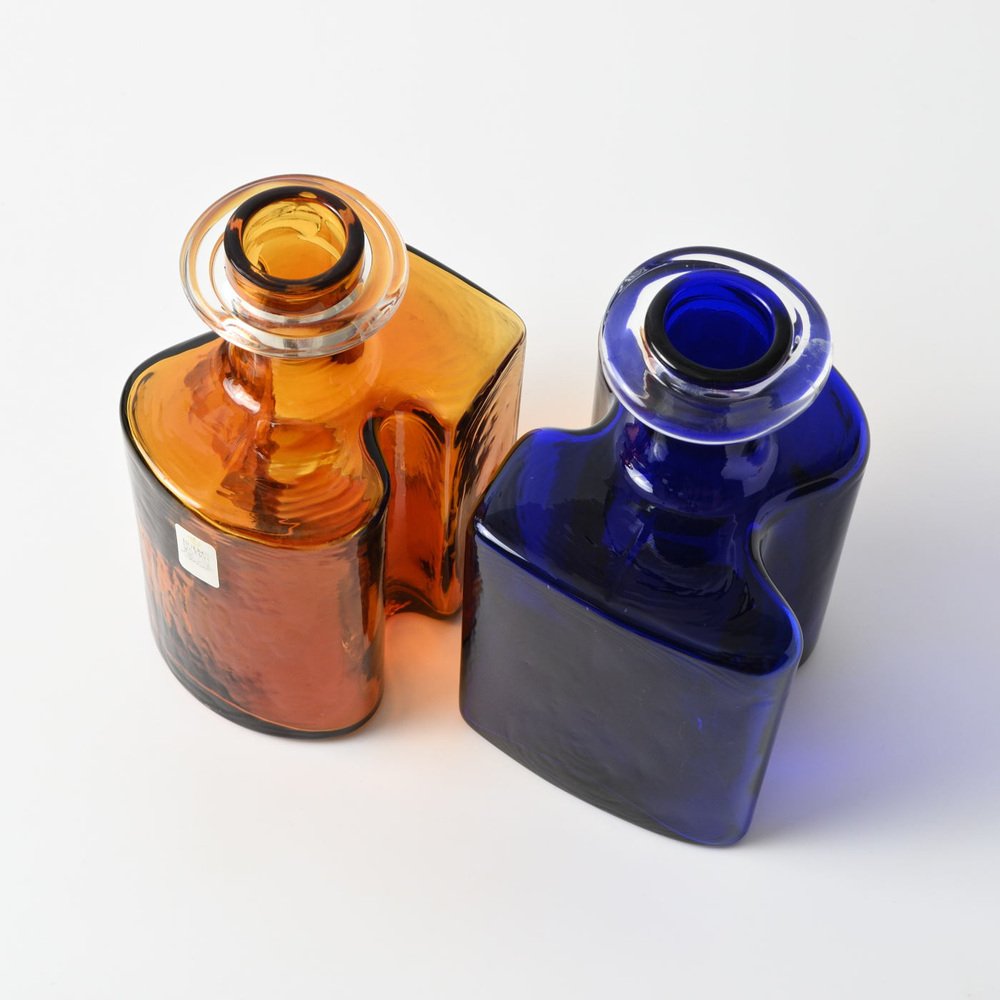 Glass Bottles by Hjordis Olsson and Charlotte Rude for Holmegaard ...