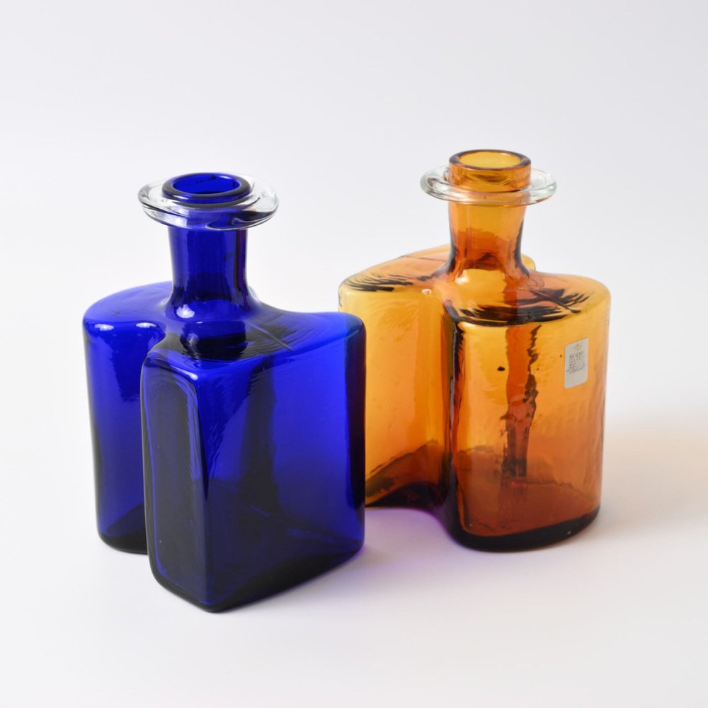 Glass Bottles by Hjordis Olsson and Charlotte Rude for Holmegaard ...