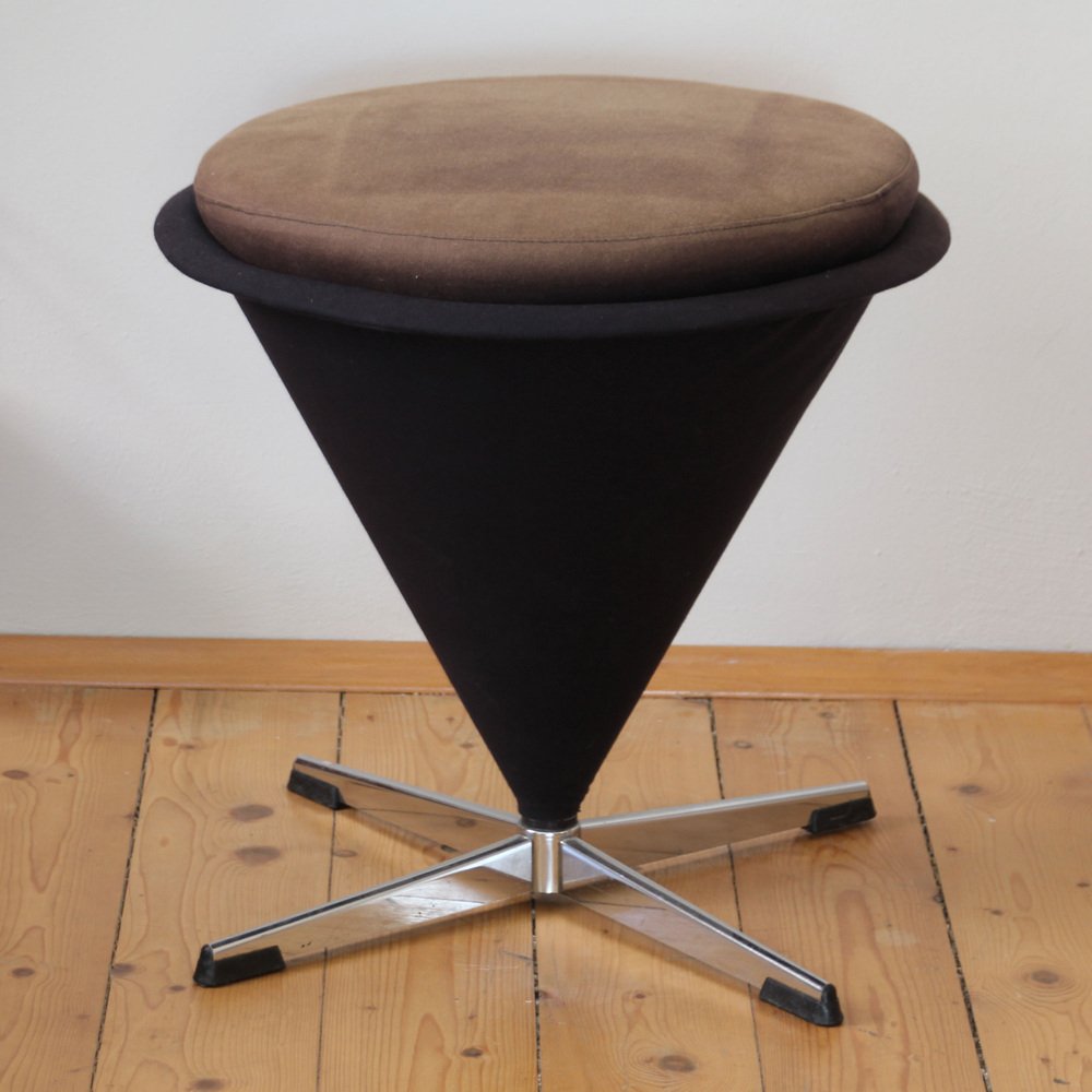 Kegelförmiger Hocker von Verner Panton, 1960er bei Pamono kaufen