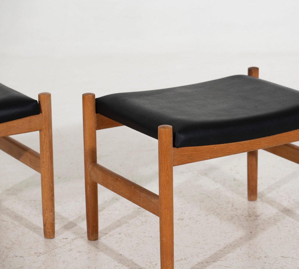 Set of Danish Stools, 1960s for sale at Pamono