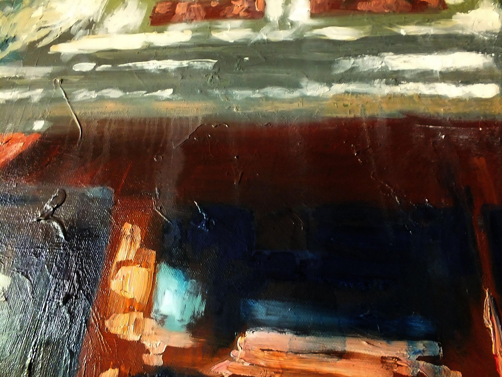 Julian Rowe, L'Ardoise San Francisco, Oil Painting, 2023 for sale at Pamono