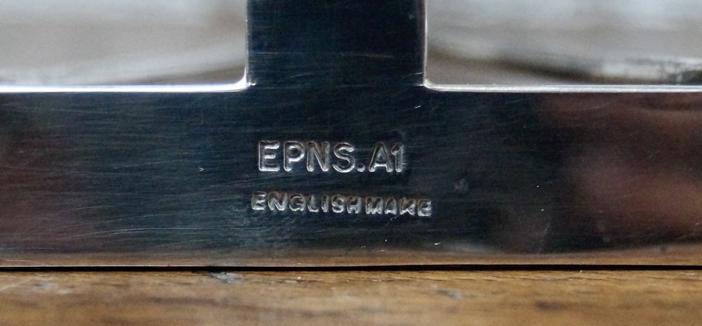 Art Deco Silver Plate Golf Toast Rack, 1920s for sale at Pamono