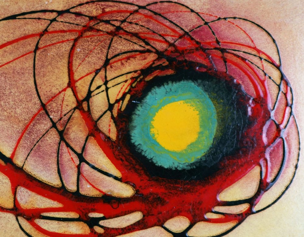 Klaus Oldenburg, Eccentric Discharges of a Turquoise-Yellow Core, 1975 ...