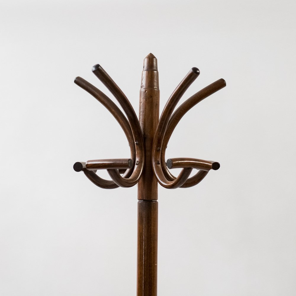 Fir Floor Coat Rack, 1940s for sale at Pamono