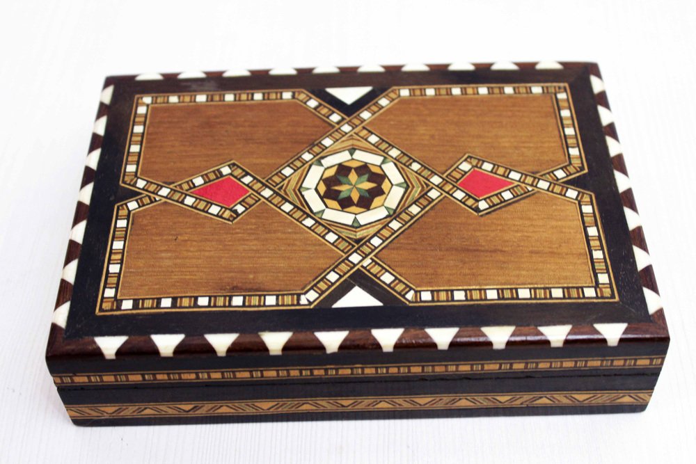 French Box in Marquetry, 1970 for sale at Pamono