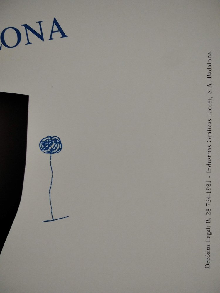 Joan Miro, Sala Gaspar: Costa Lloberas, Espriu, Martí and Pol., 1981 ...