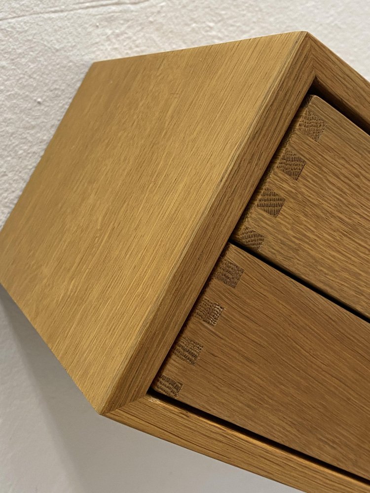 Model 128 Wall Console in Oak by Kai Kristianen for Aksel Kjersgaard ...