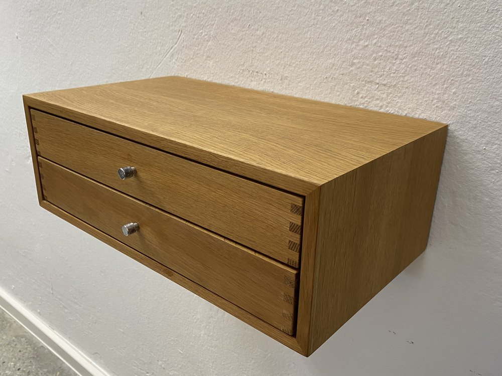 Model 128 Wall Console in Oak by Kai Kristianen for Aksel Kjersgaard ...