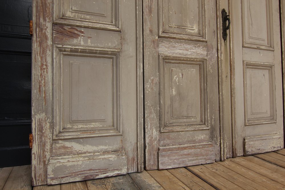 Large Double Door with Wings, 1890s for sale at Pamono