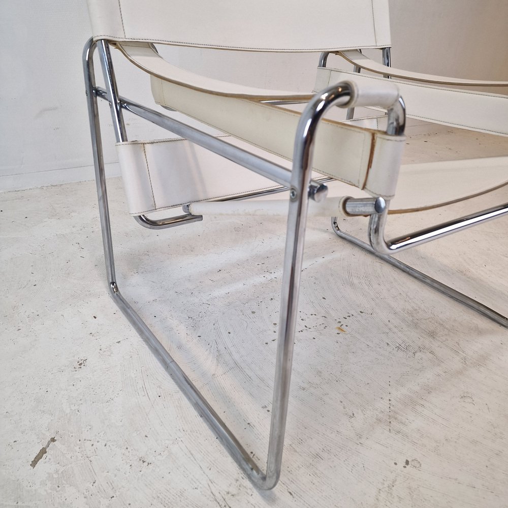 Sedia Wassily di Marcel Breuer per Gavina, anni '80 in vendita su Pamono