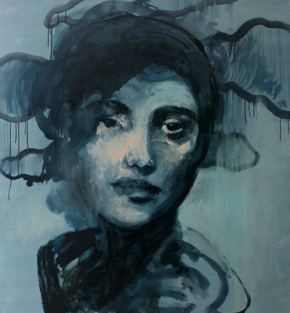 Joanna Rusinek, Woman VIII, 2017, Oil on Canvas for sale at Pamono