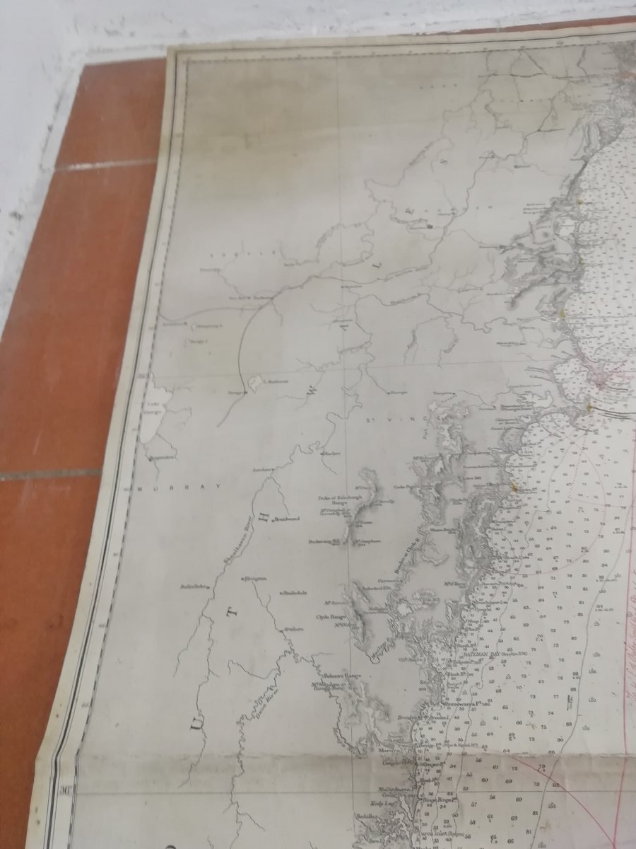 Antique Naval Map of Australia, 1888 for sale at Pamono