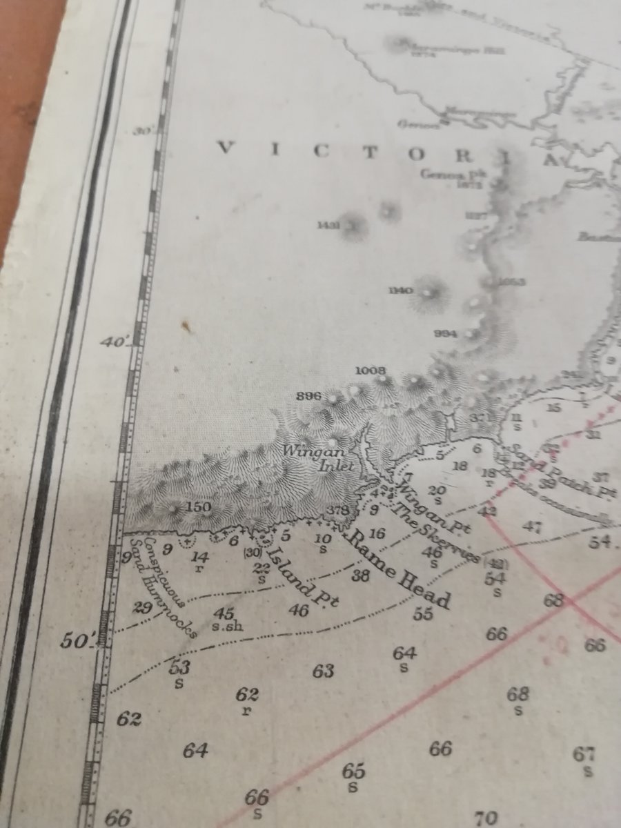 Antique Naval Map of Australia, 1888 for sale at Pamono