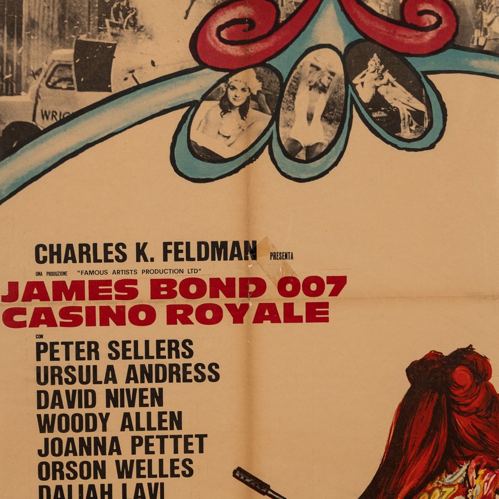 James Bond 007 Casino Royale Poster, 1967 for sale at Pamono
