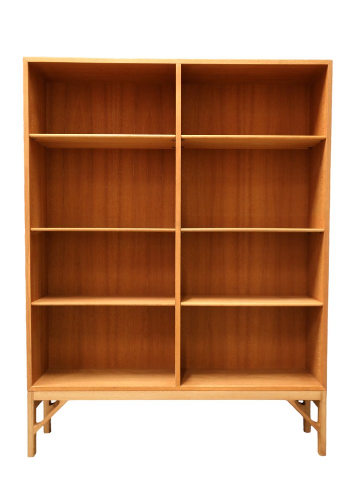 Tall Bookcase in Oak by Børge Mogensen for FDB, 1960s for sale at Pamono
