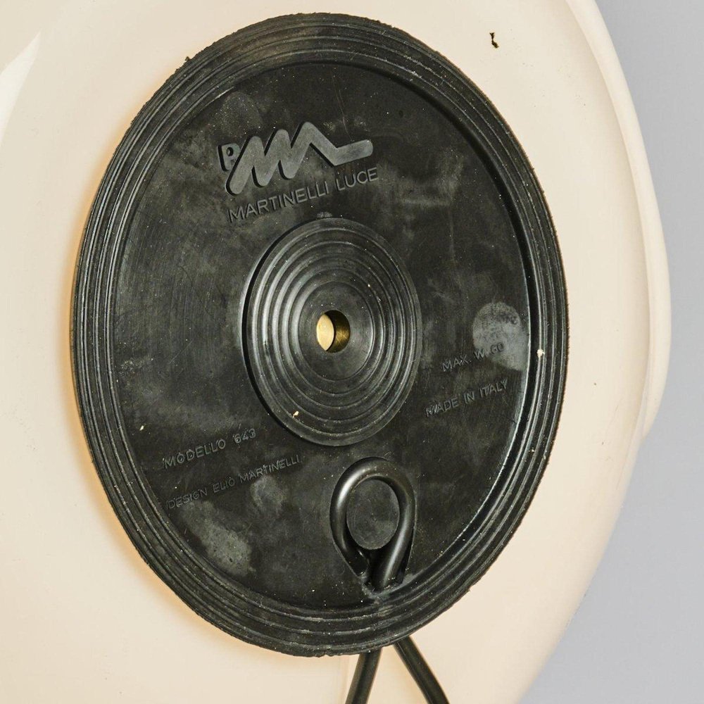 Foglia 643 Table Lamp by Elio Martinelli, 1969 for sale at Pamono