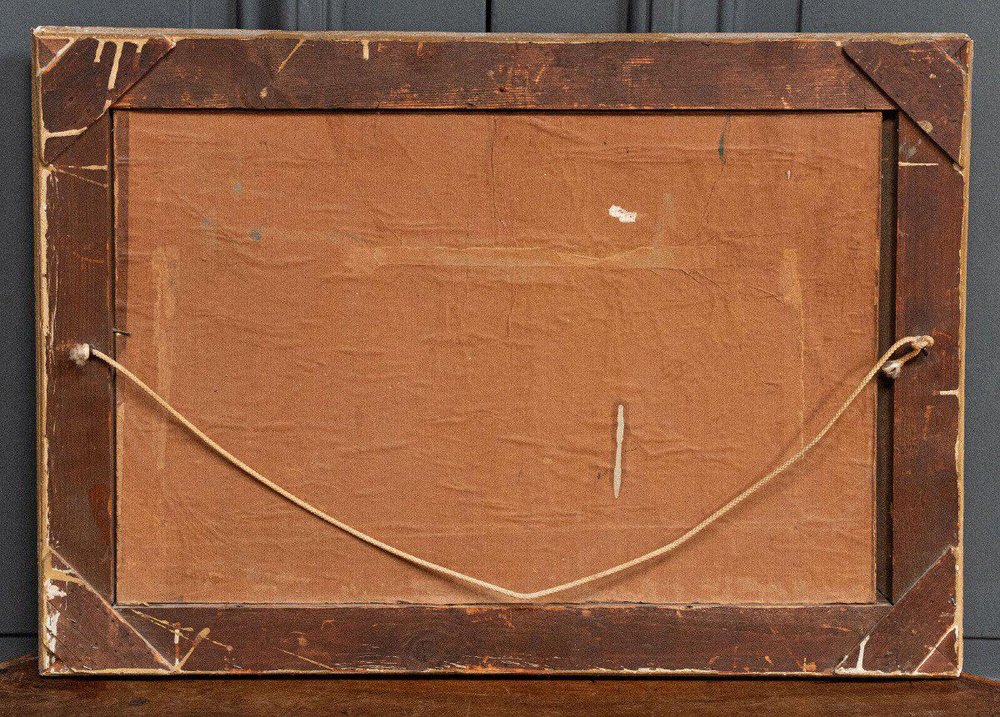 Félix Labbé, Banks of the River, 20th Century, Oil on Panel, Framed for ...