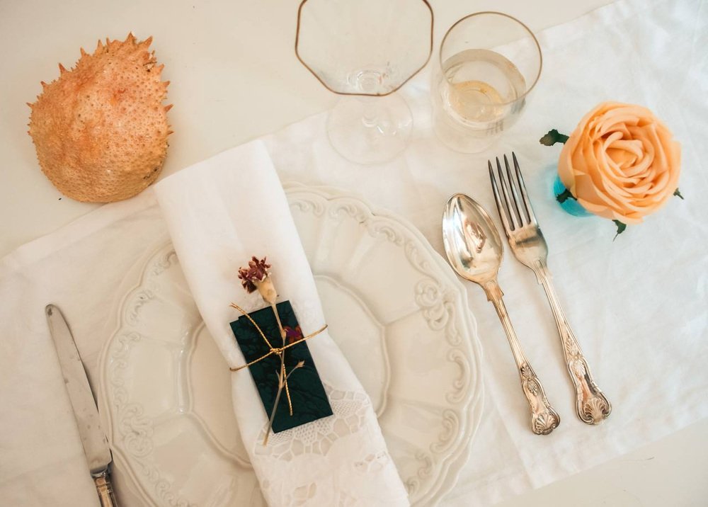 Placeholders in Acquamare Glass by IVV Firenze, Set of 6 for sale at Pamono