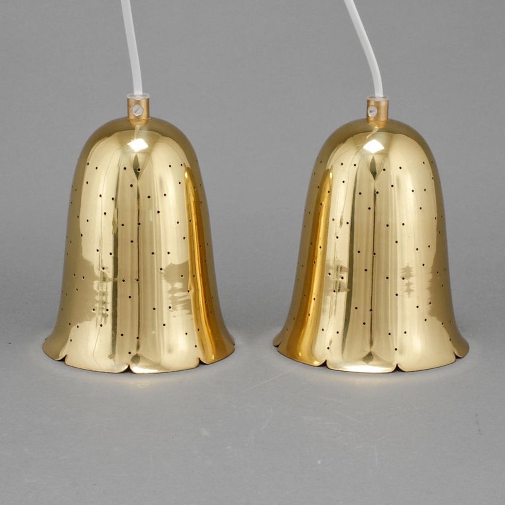 Suspension Light in Brass from Boréns, Borås, Sweden, 1960s for sale at ...