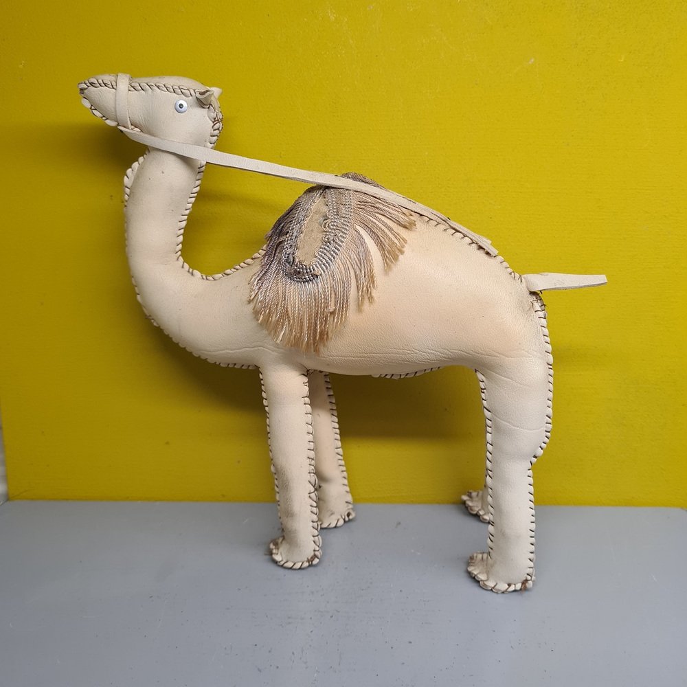 Vintage Leather Camel Souvenir Toy, 1960s for sale at Pamono